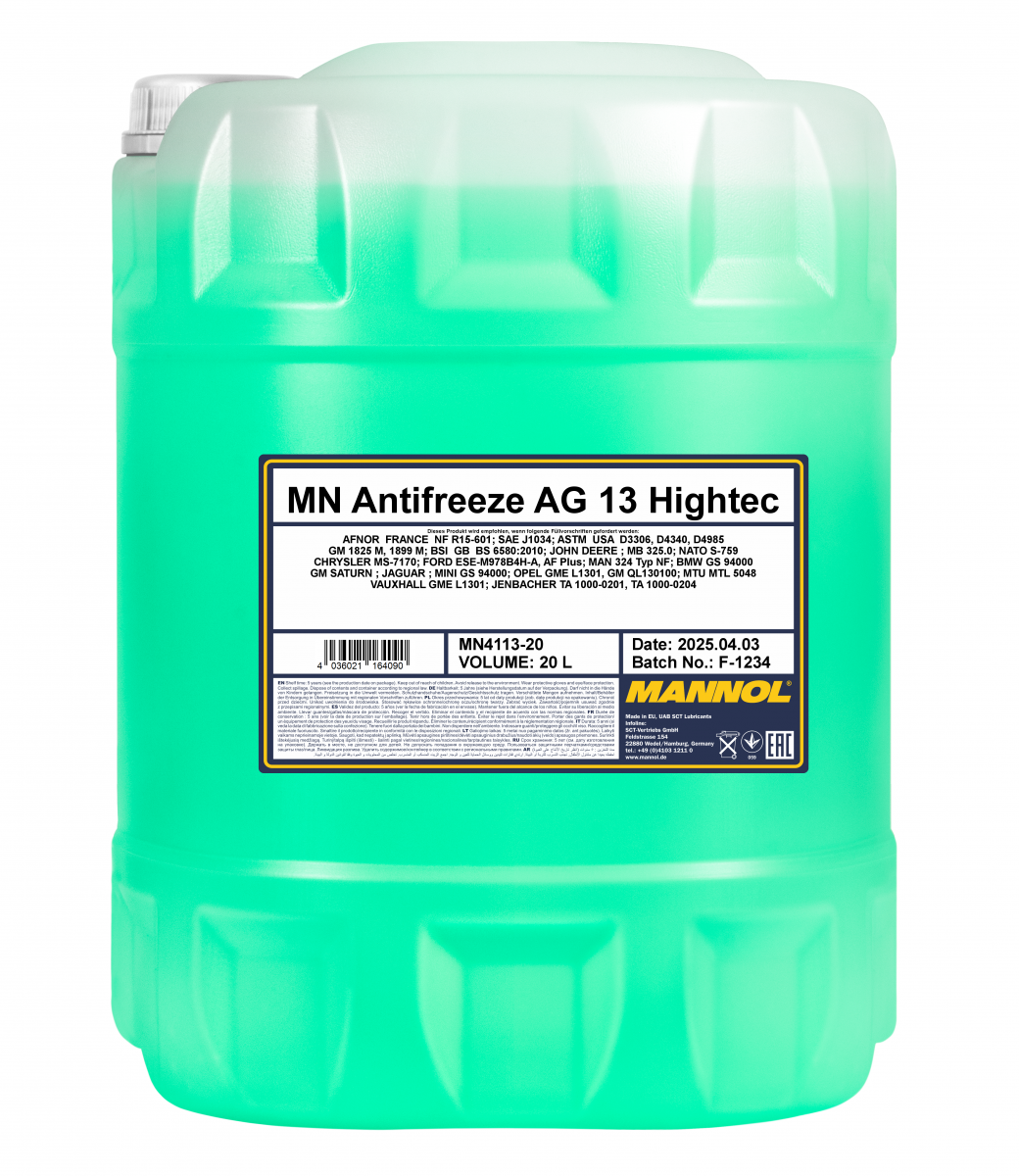 Antifreeze AG13 Hightec - Olie - TK Solutions ApS