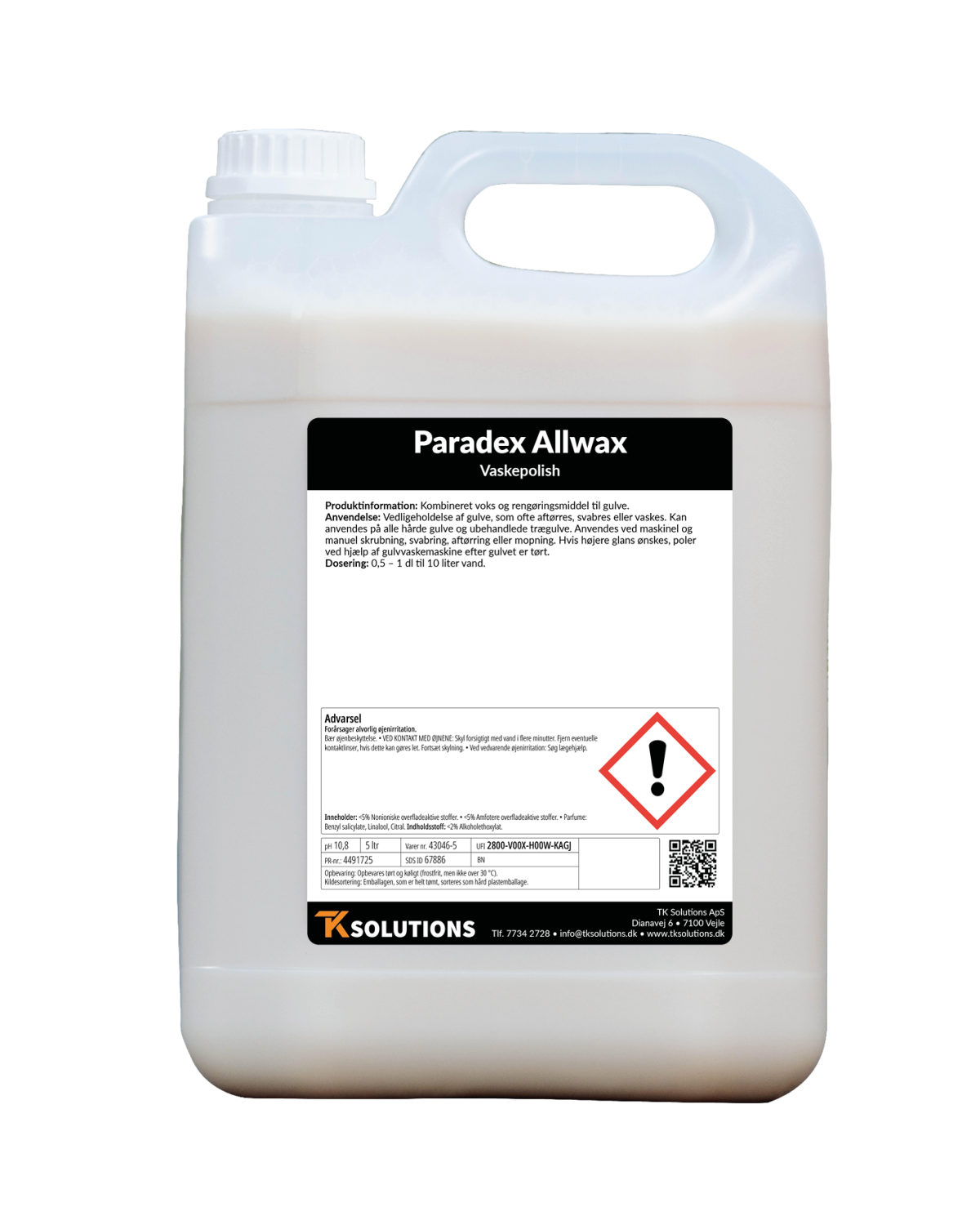 Paradex Allwax - Kemi - TK Solutions ApS