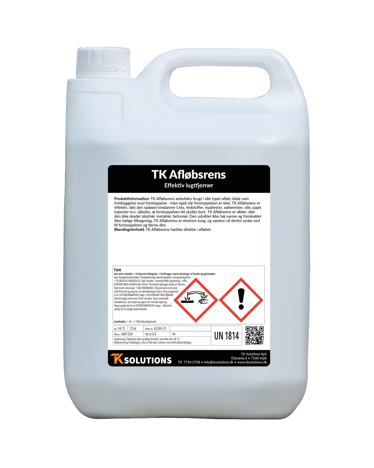 TK Afløbsrens - Kemi - TK Solutions ApS