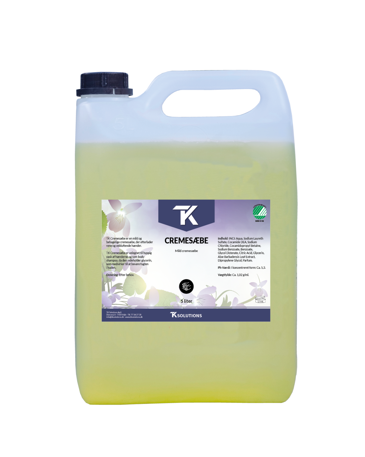 TK Cremesæbe 5 L - Produkter - TK Solutions ApS